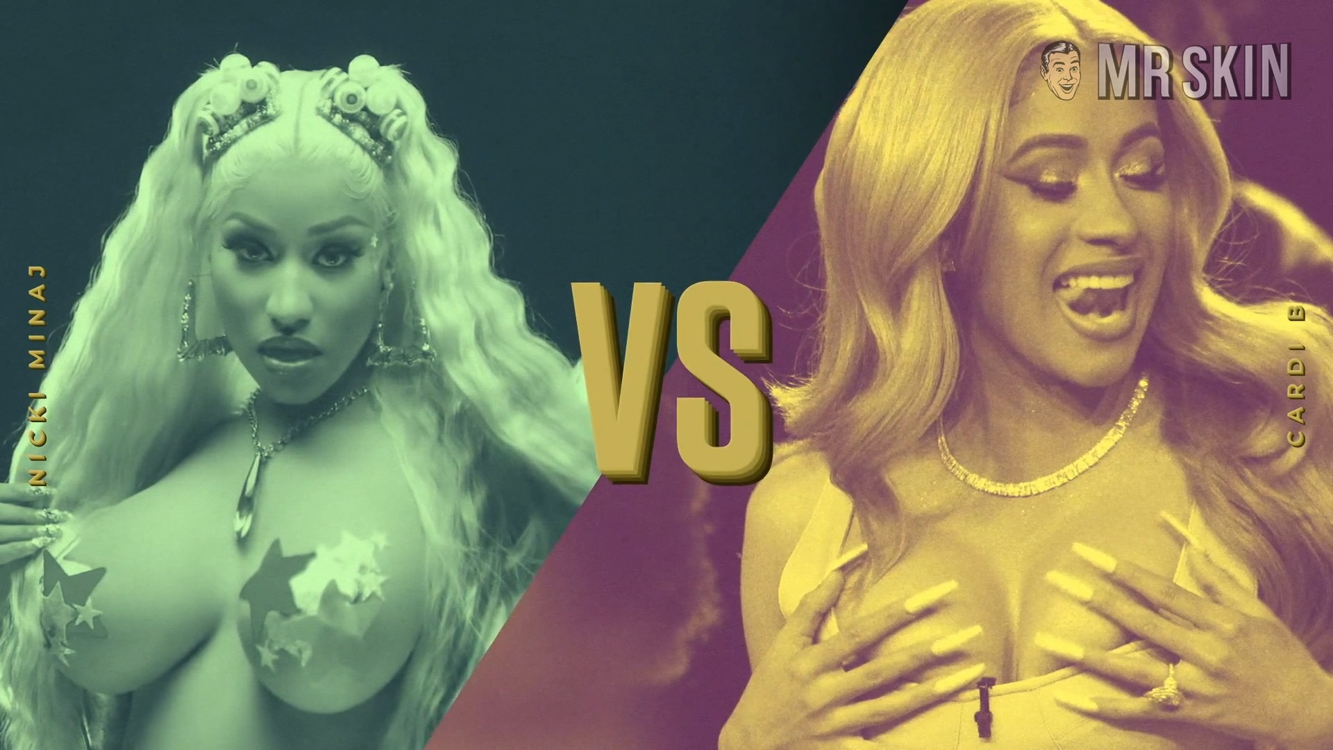 Battle Of The Babes Nicki Minaj Vs Cardi B At Mr Skin